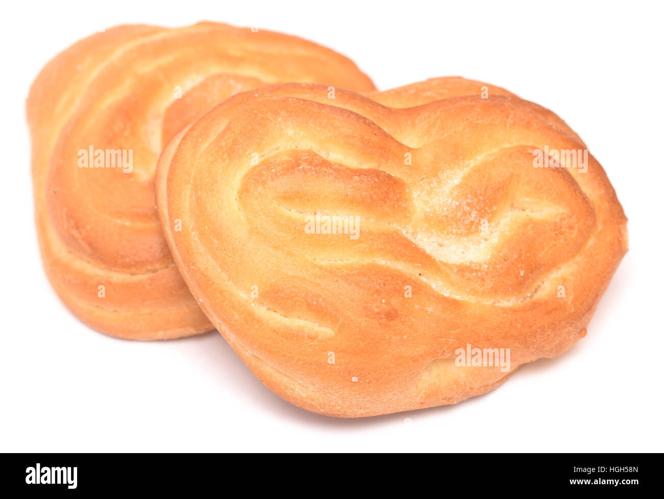bun isolated on white background Stock Photo - Alamy