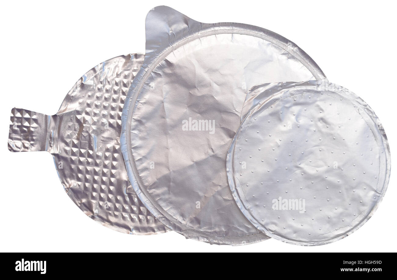 Aluminium foil cover hi-res stock photography and images - Alamy