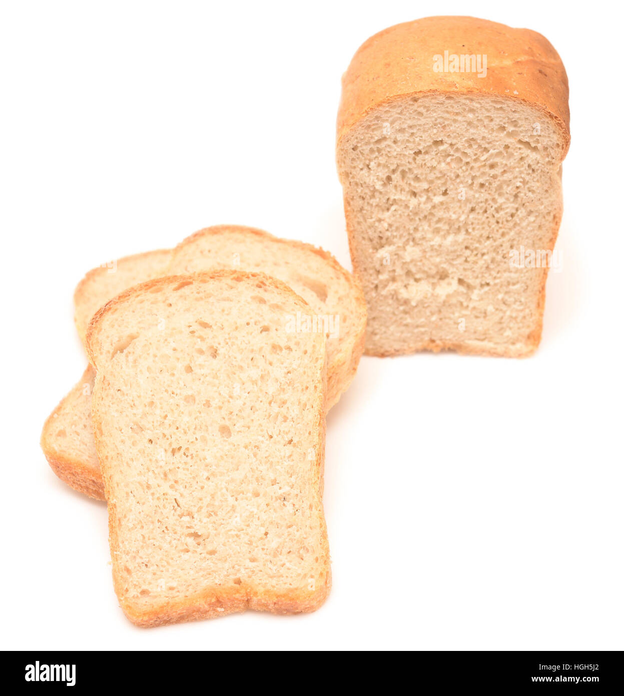 bread isolated on white background Stock Photo - Alamy