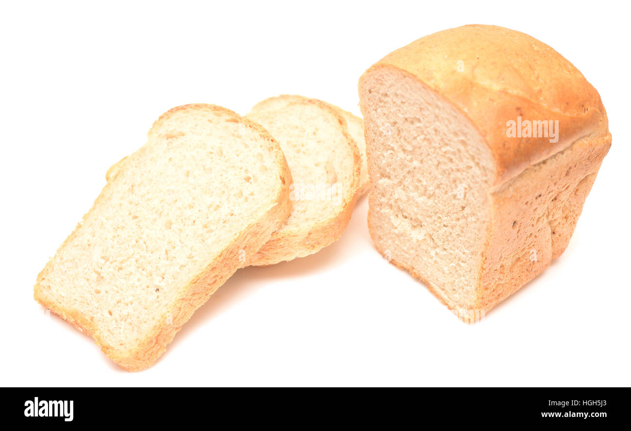 bread isolated on white background Stock Photo - Alamy