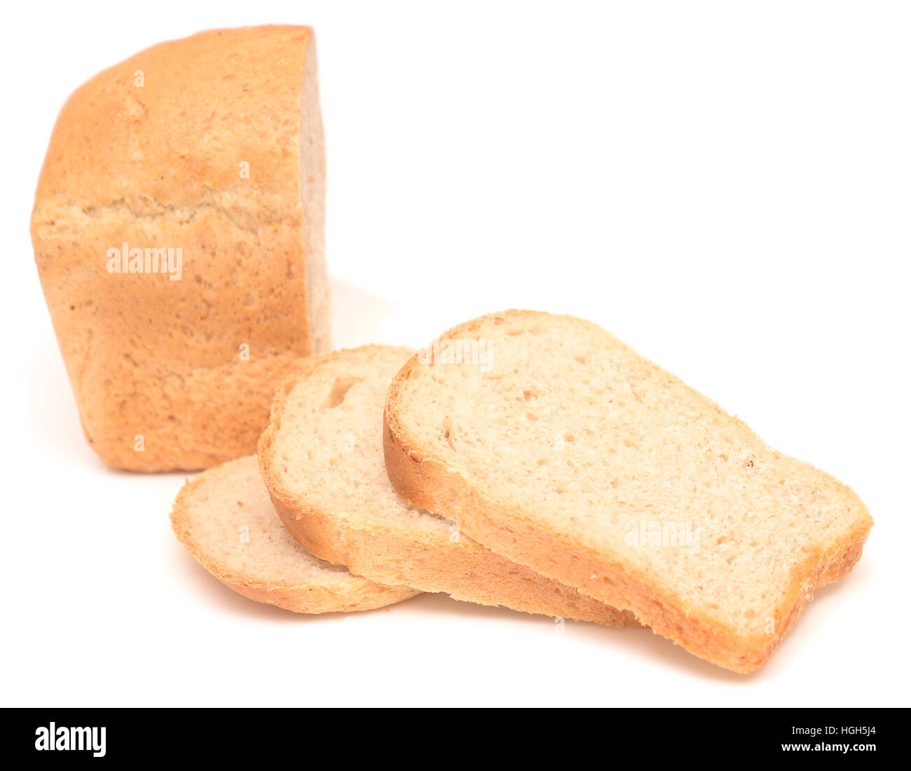 bread isolated on white background Stock Photo - Alamy