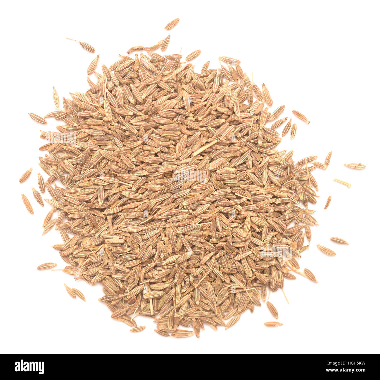 cumin grain isolated on white background Stock Photo - Alamy