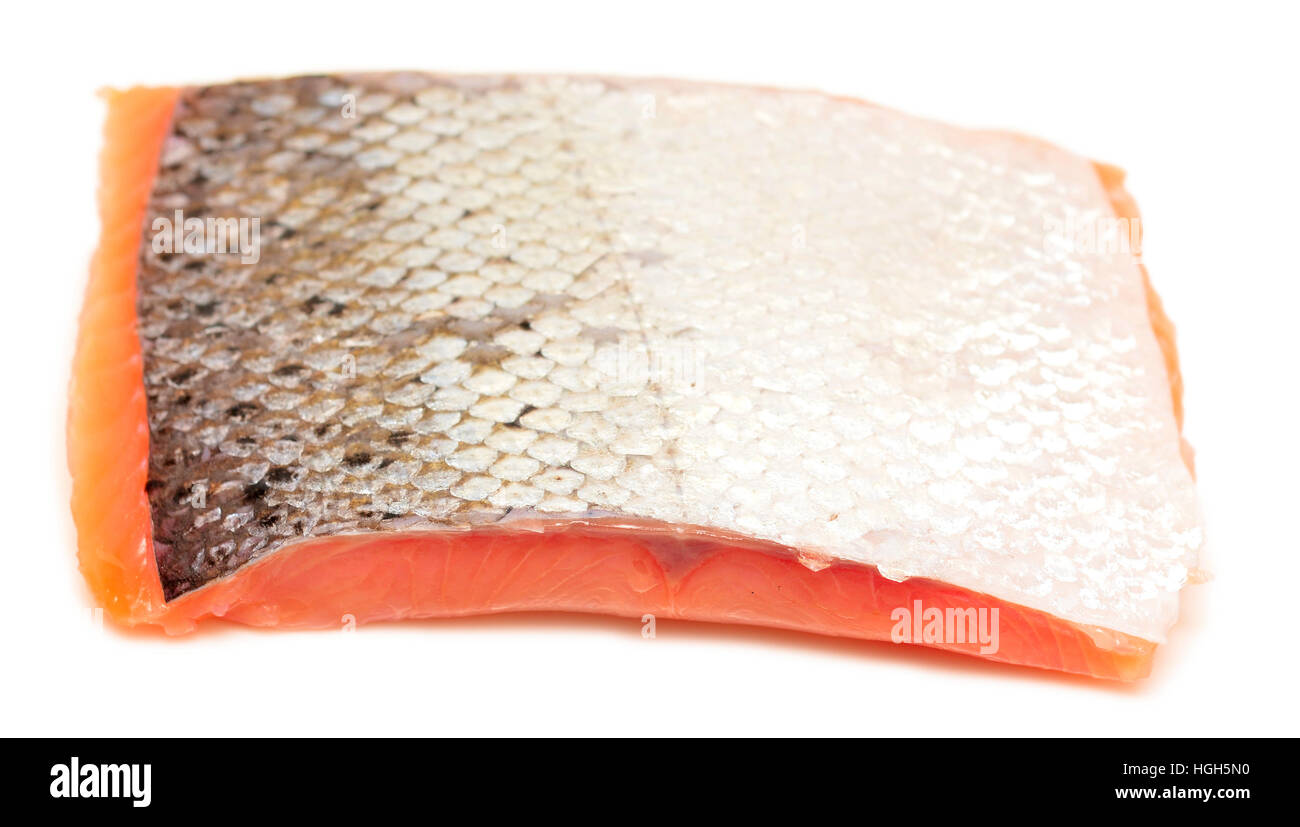 fish meat isolated on white background Stock Photo - Alamy