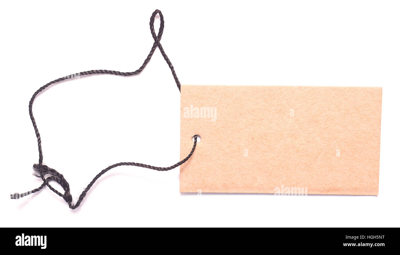 label (tag) isolated on white background Stock Photo - Alamy