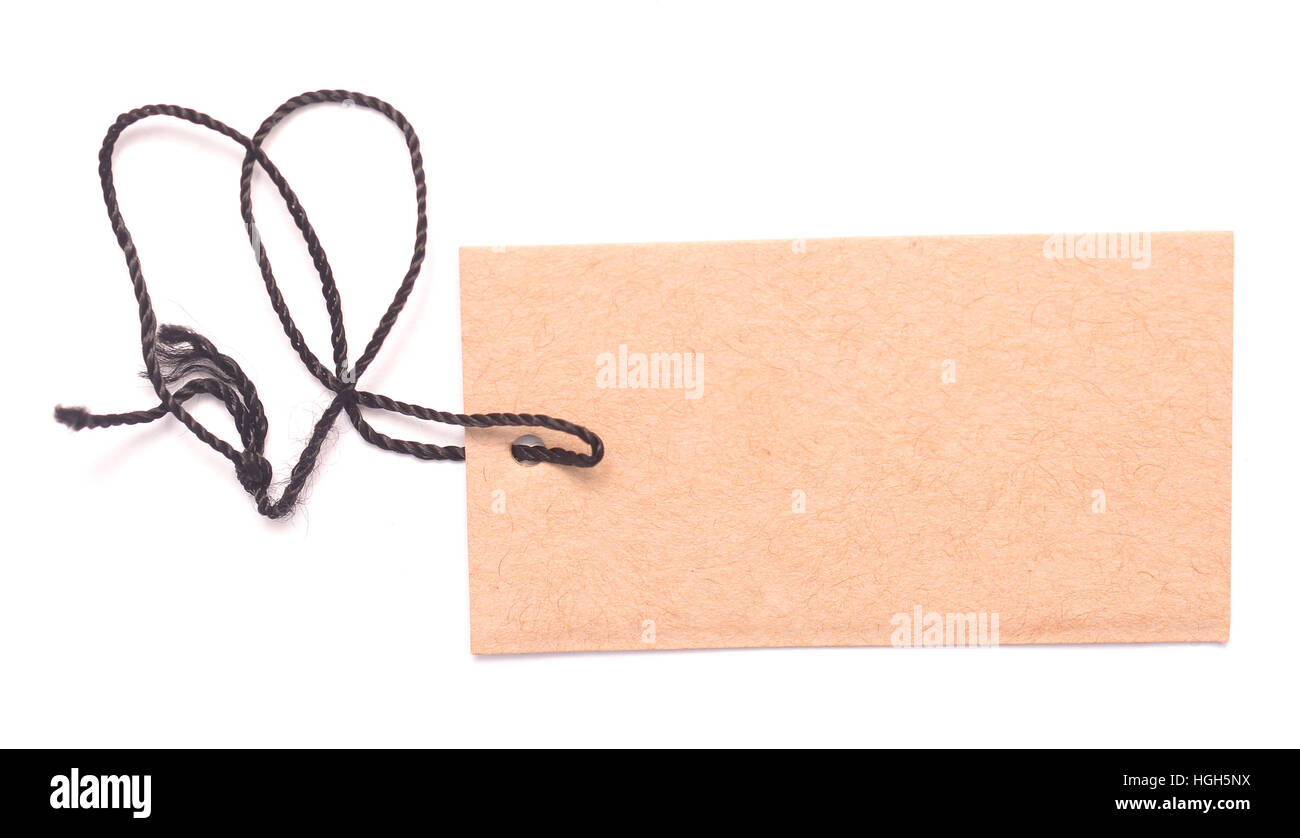 label (tag) isolated on white background Stock Photo - Alamy