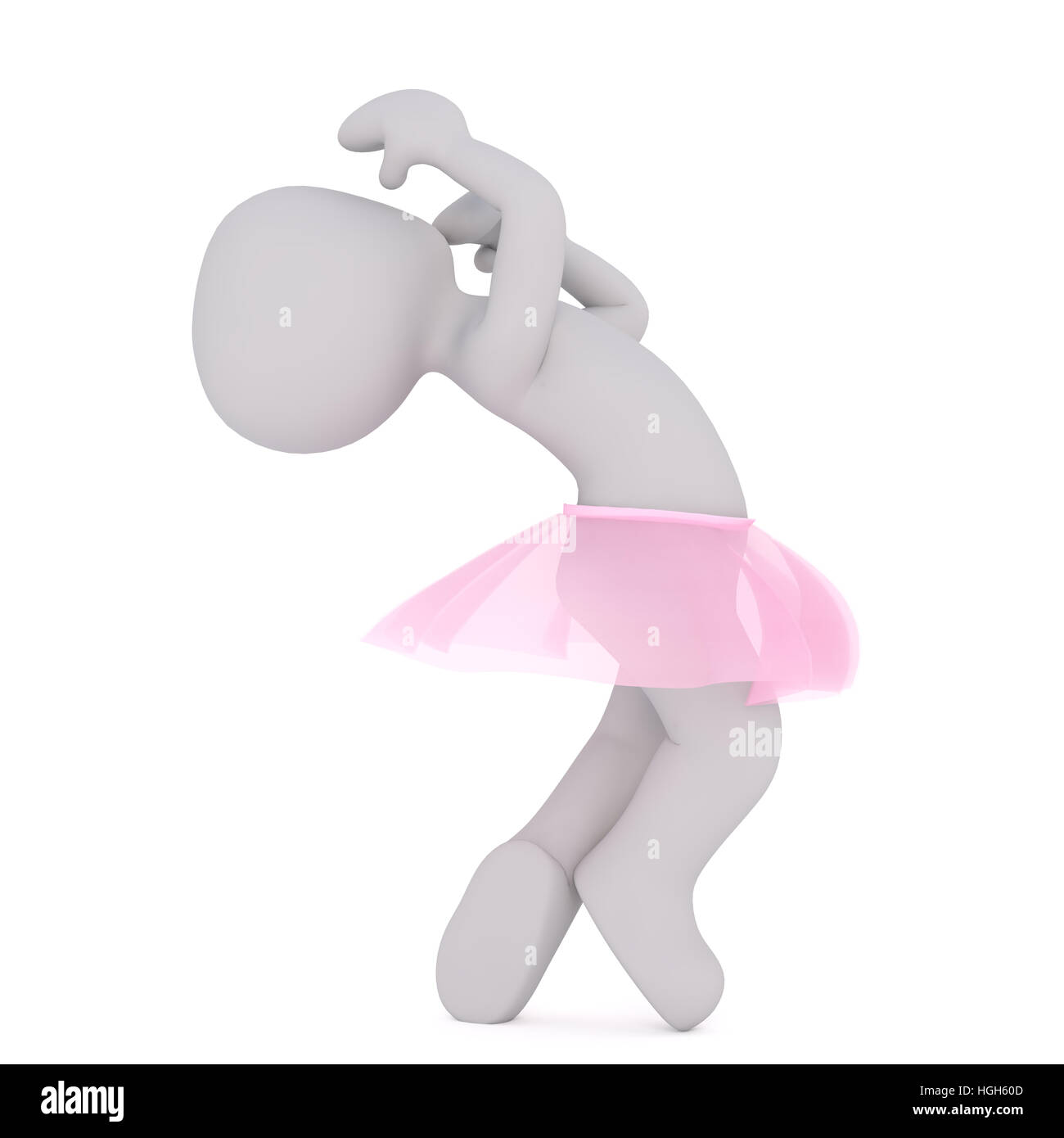 3d figure faceless cartoon man hi-res stock photography and images - Alamy