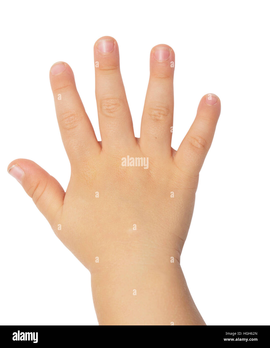 child's hand isolated on white background Stock Photo - Alamy