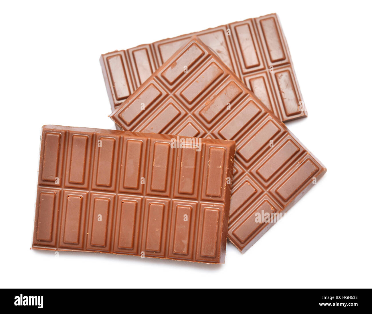 chocolate isolated on white background Stock Photo - Alamy