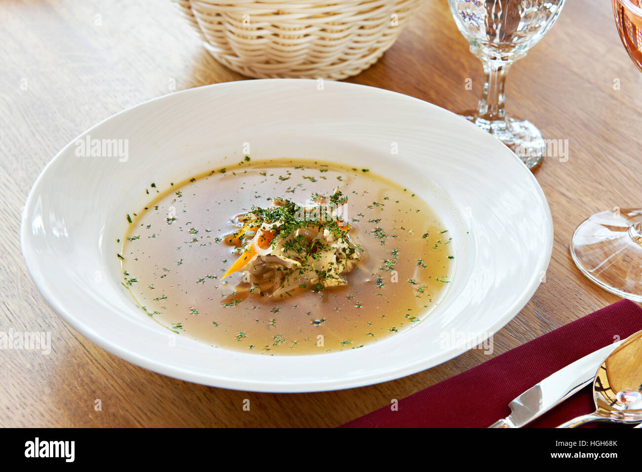 Restaurant soup cook hi-res stock photography and images - Alamy