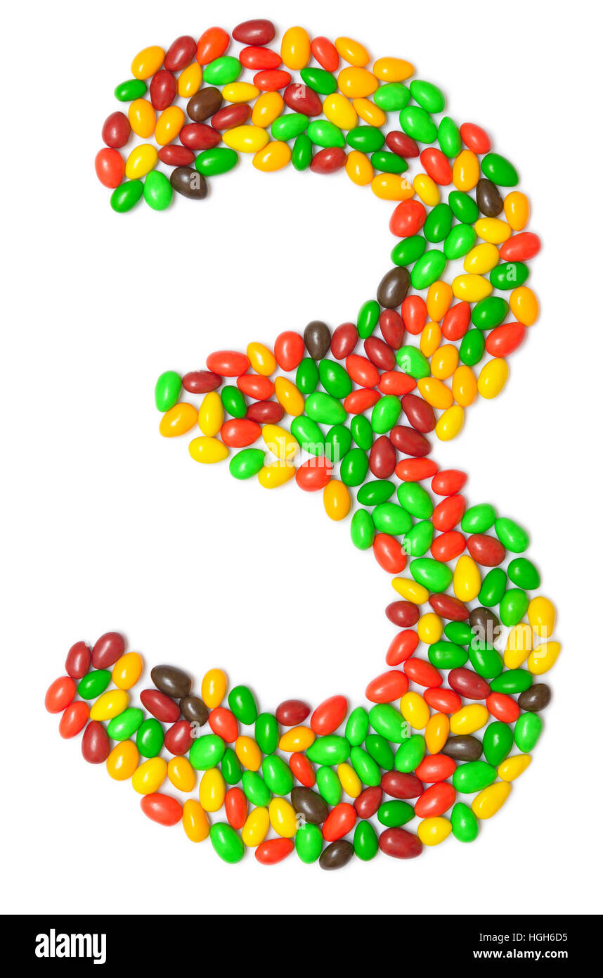 multicolored chocolate figure isolated on white Stock Photo - Alamy