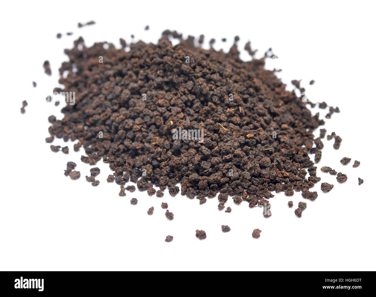 granulated tea isolated on white background Stock Photo - Alamy