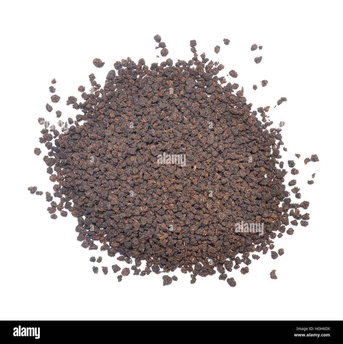 granulated tea isolated on white background Stock Photo - Alamy
