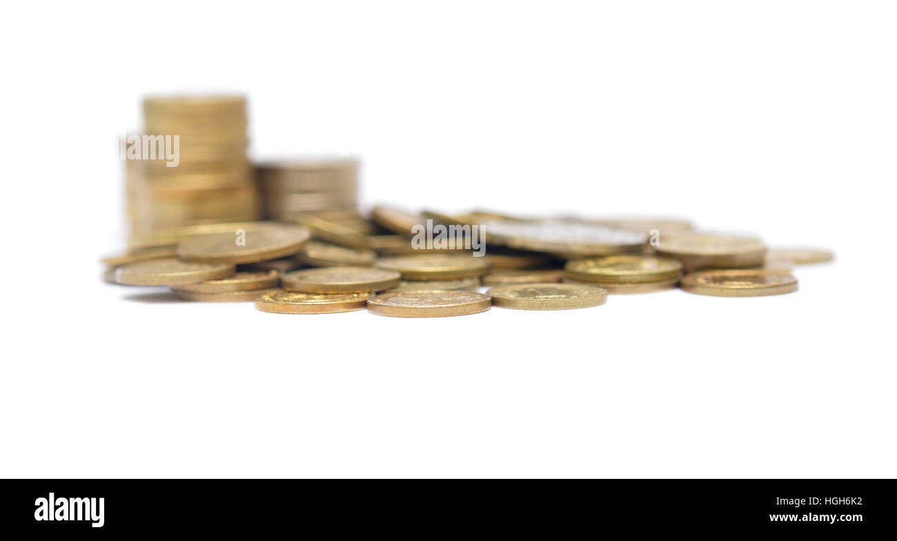 Money isolated on white background Stock Photo - Alamy