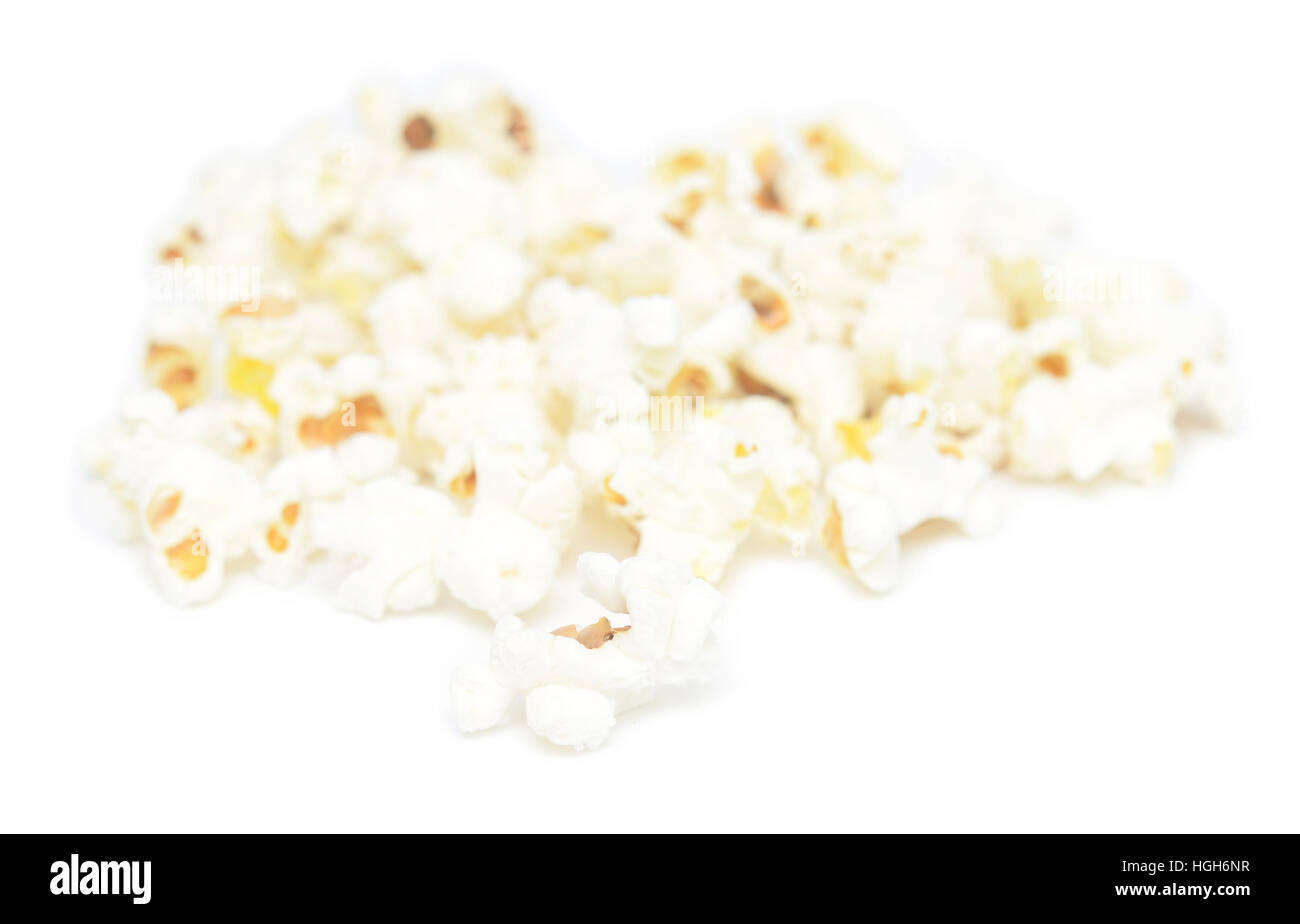 popcorn isolated on white background Stock Photo - Alamy