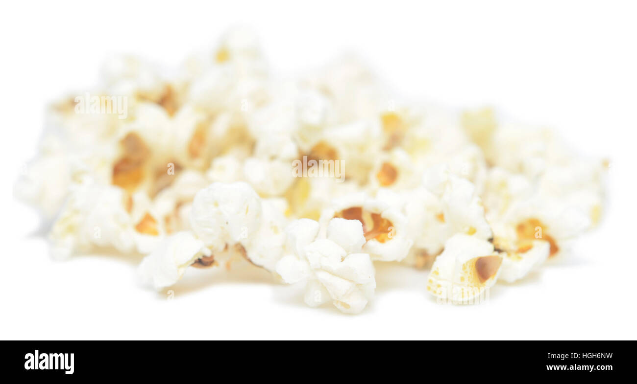 popcorn isolated on white background Stock Photo - Alamy