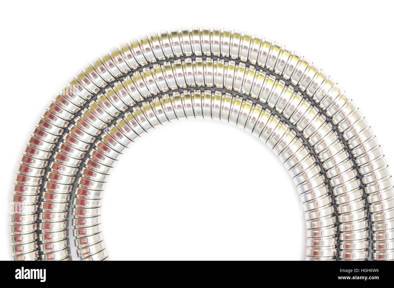 shower hose isolated on white background Stock Photo - Alamy