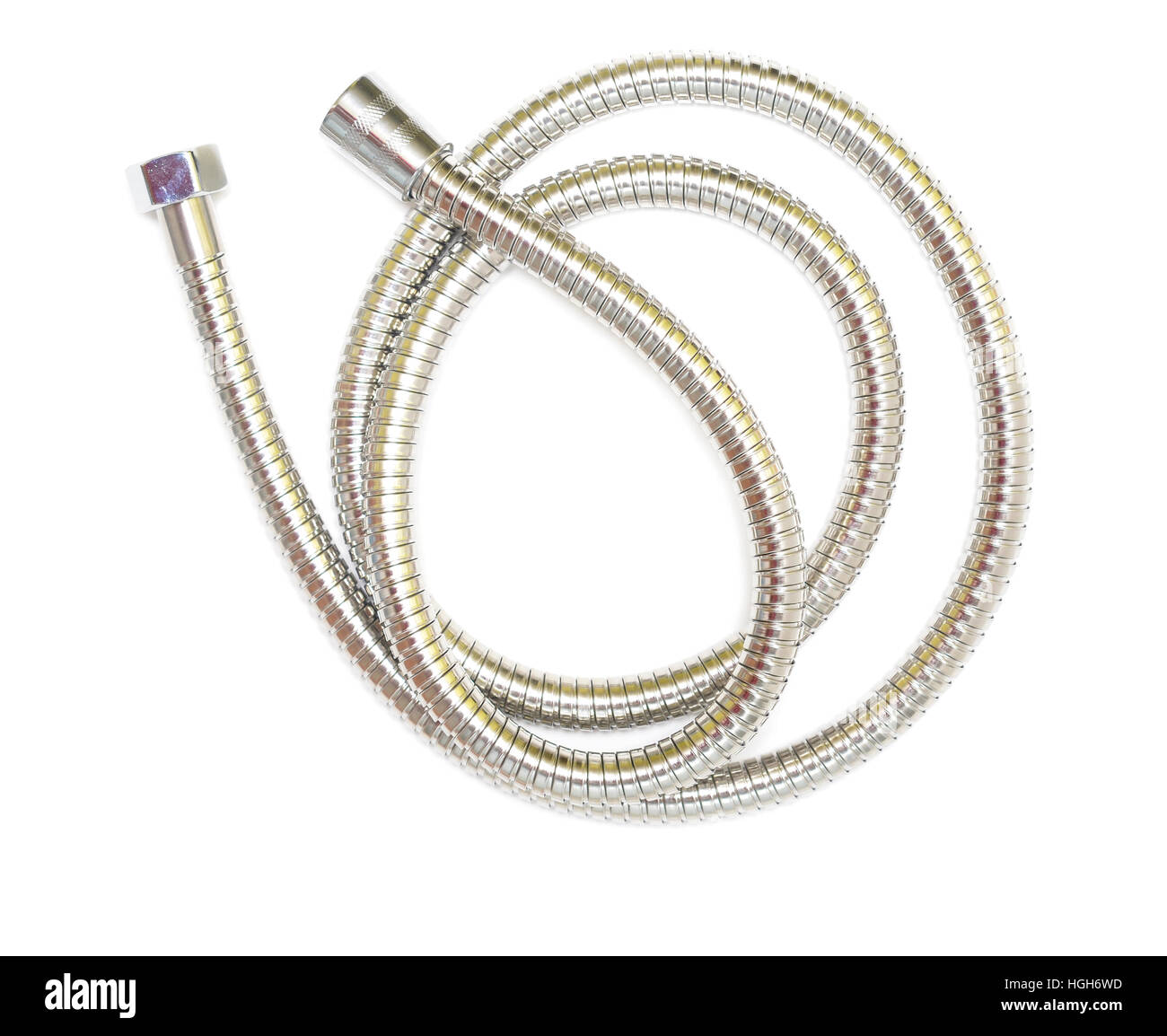 shower hose isolated on white background Stock Photo - Alamy