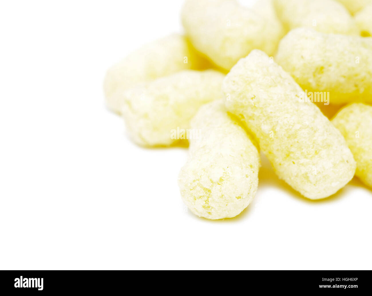 sweet corn flakes isolated on white background Stock Photo - Alamy