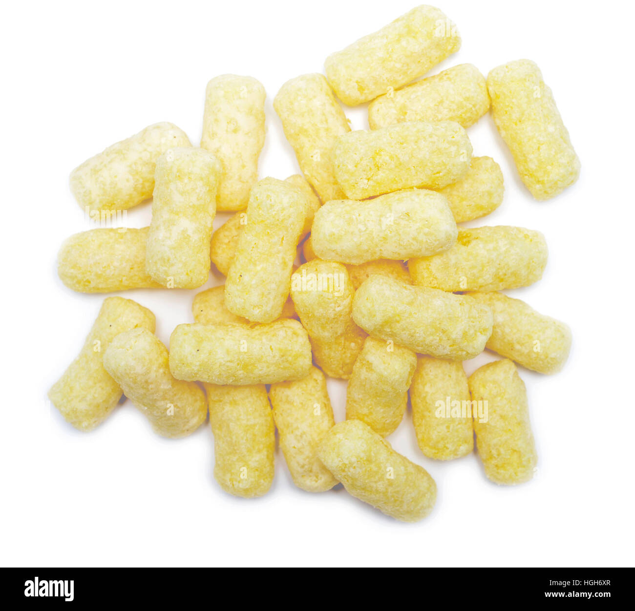 sweet corn flakes isolated on white background Stock Photo - Alamy