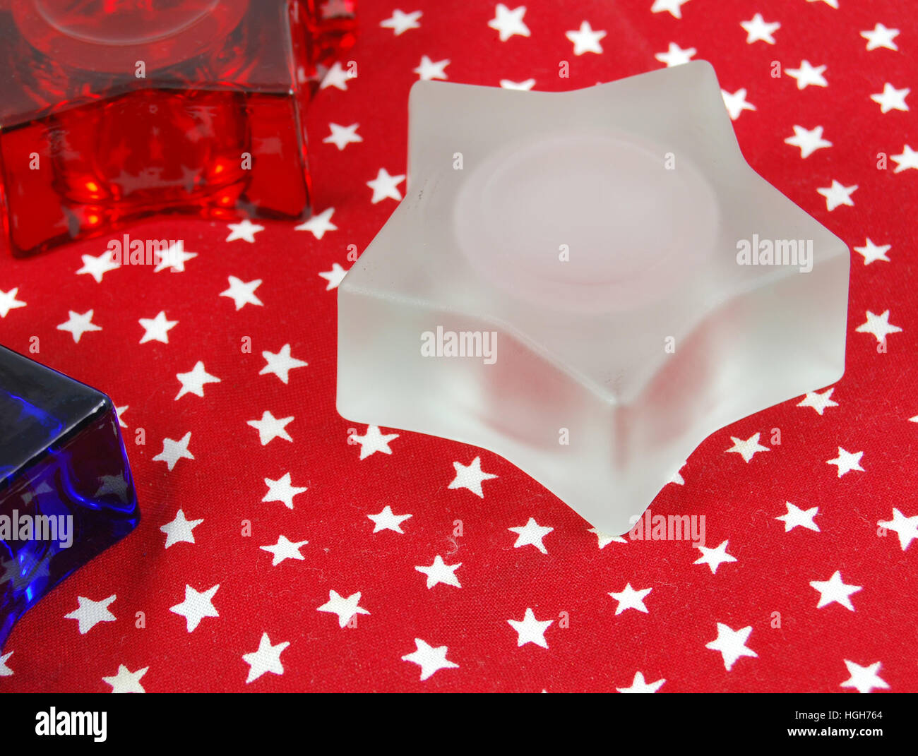 Fourth of July Star Shape Table Decoration Stock Photo - Alamy