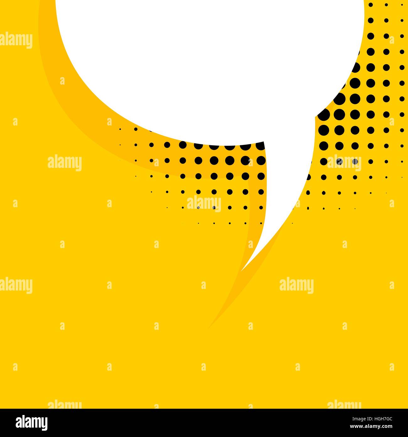 Blank balloon yellow template Stock Vector Image & Art - Alamy