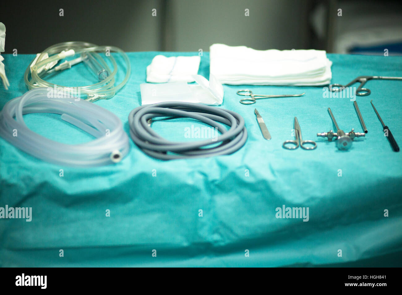 Surgery instrumentation in emergency room operating theater operation ...