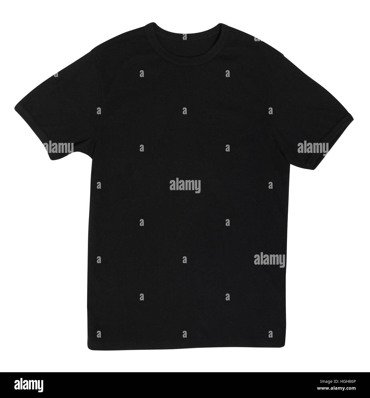 Black shirt template on Cut Out Stock Images & Pictures - Alamy