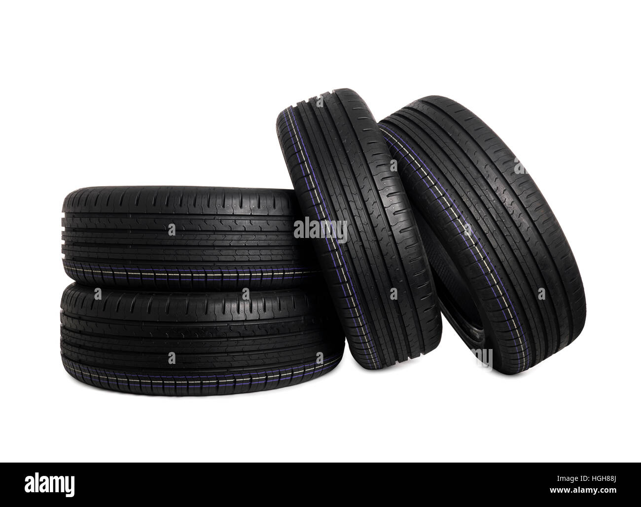 Car Tire isolated on white Stock Photo - Alamy