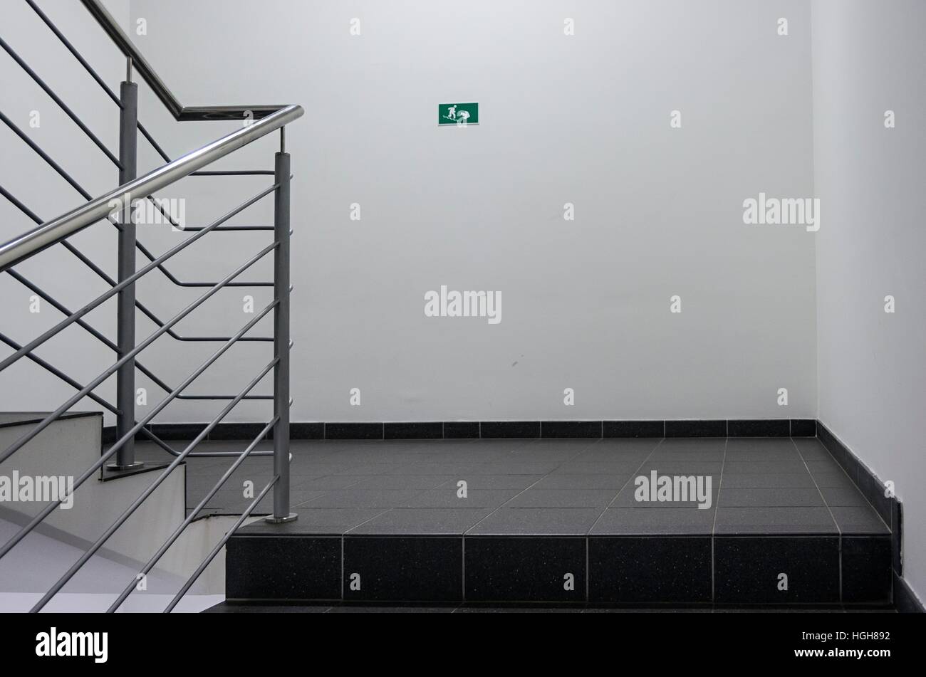 Emergency exit stairs hi-res stock photography and images - Alamy