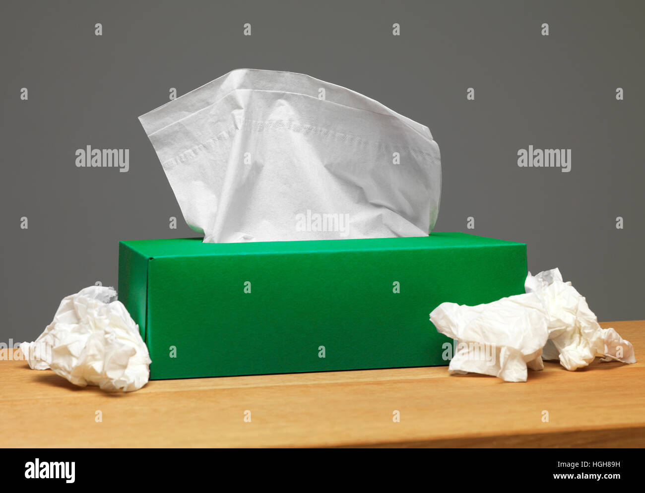Tissue box on a sideboard Stock Photo - Alamy