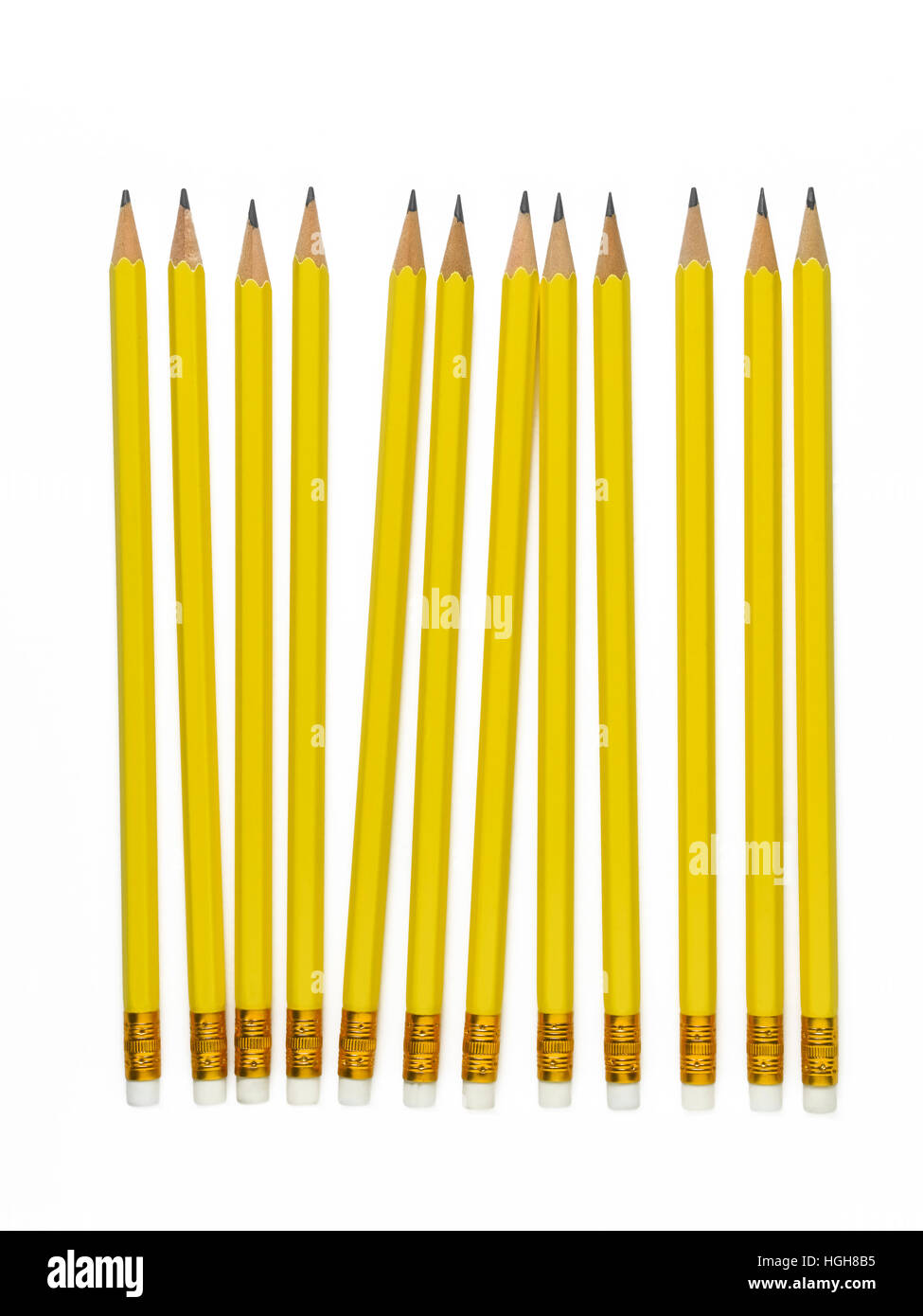 Yellow pencil hi-res stock photography and images - Alamy