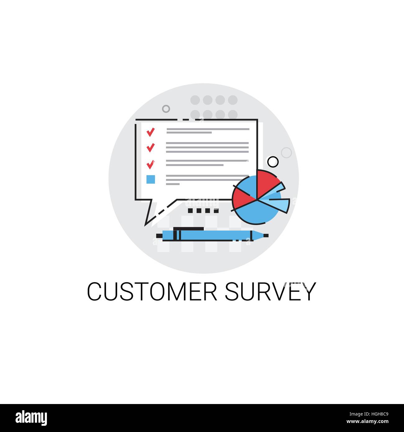 Inquiry survey Stock Vector Images - Alamy
