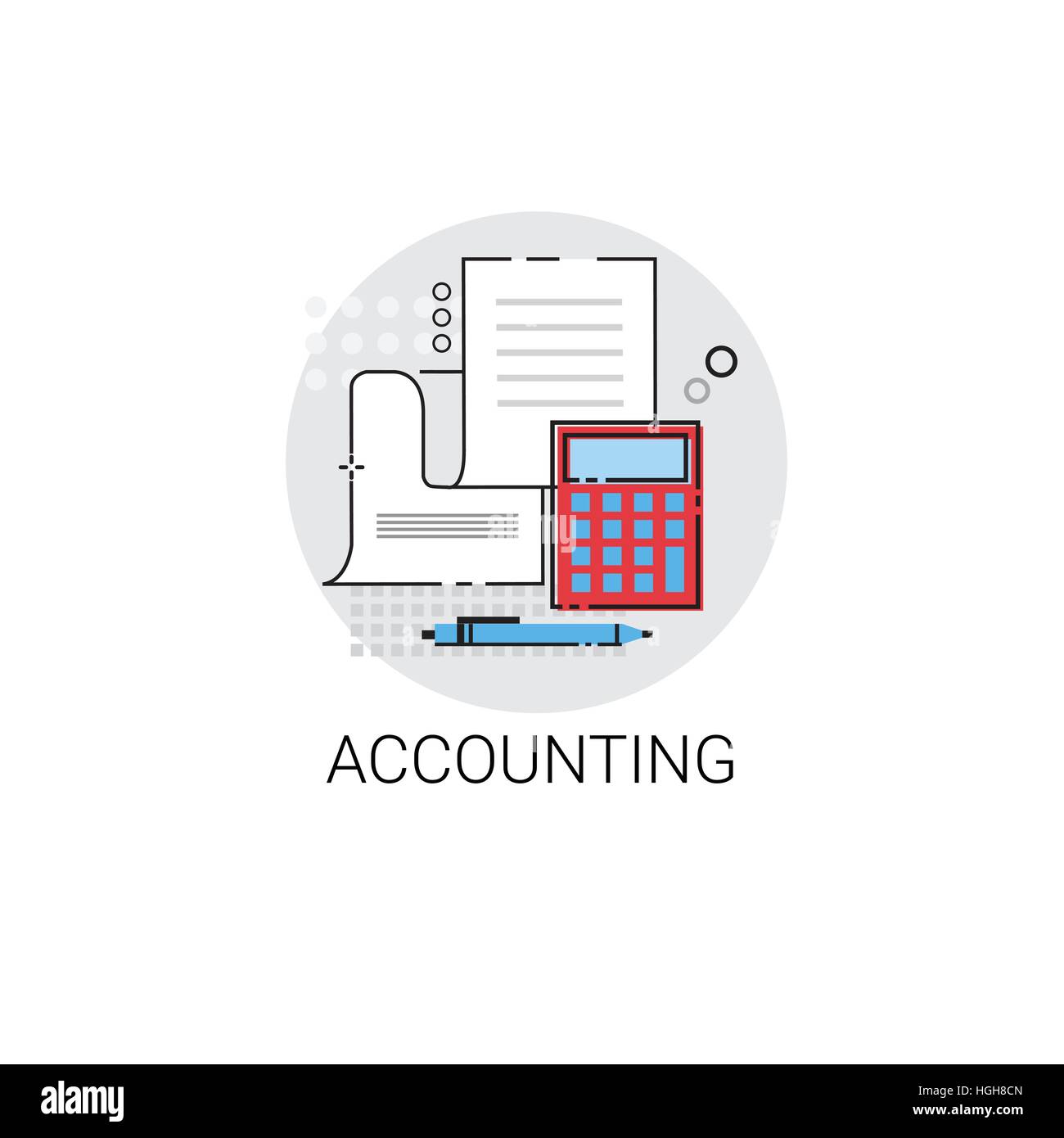Calculator line graph analysis Stock Vector Images - Alamy