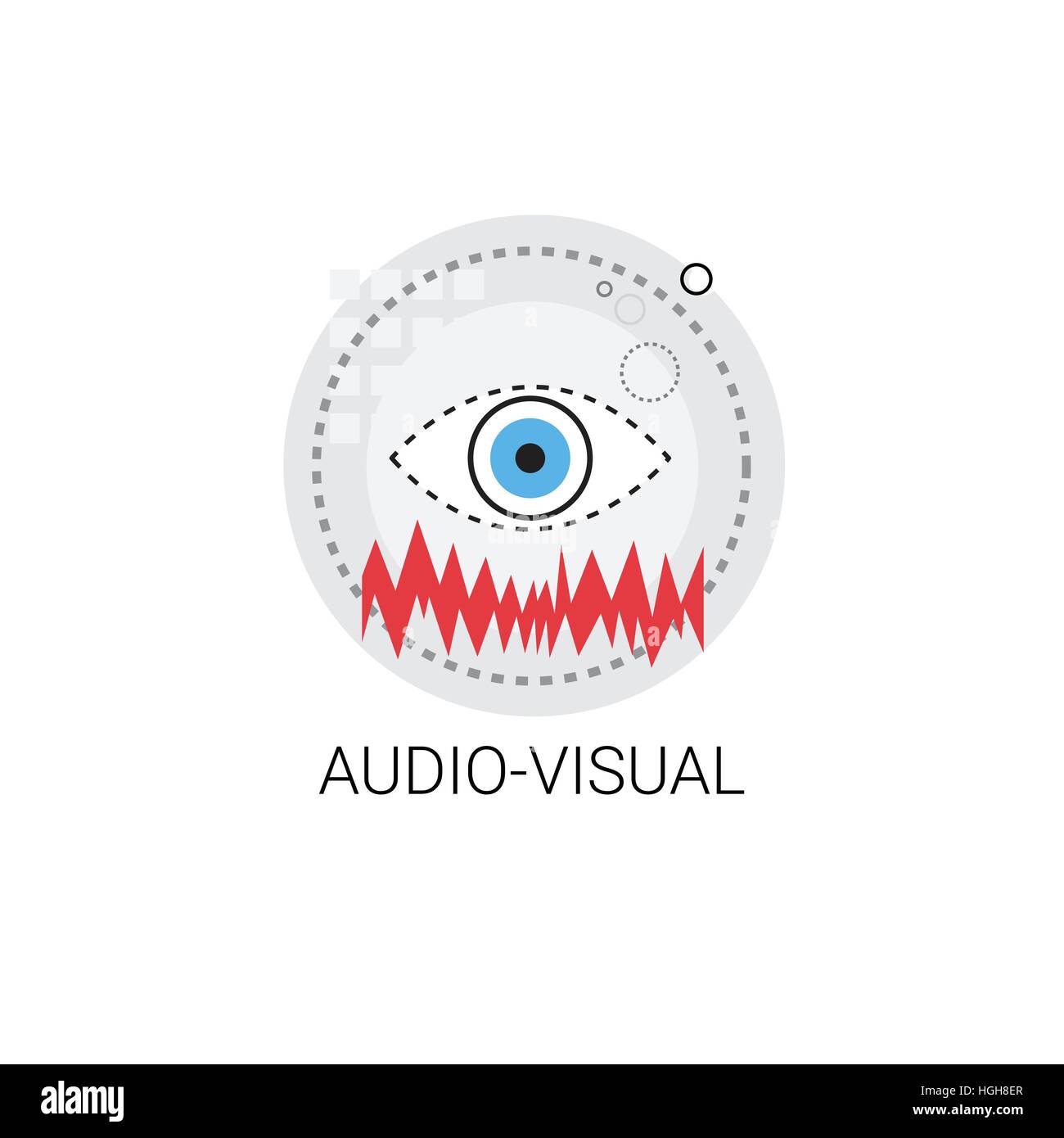 Audio Visual Technology Multimedia Icon Stock Vector Image & Art - Alamy
