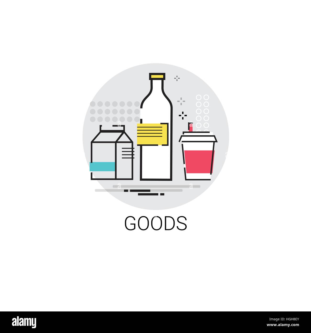 Fresh Dairy Food Goods Shop Icon Stock Vector Image & Art - Alamy