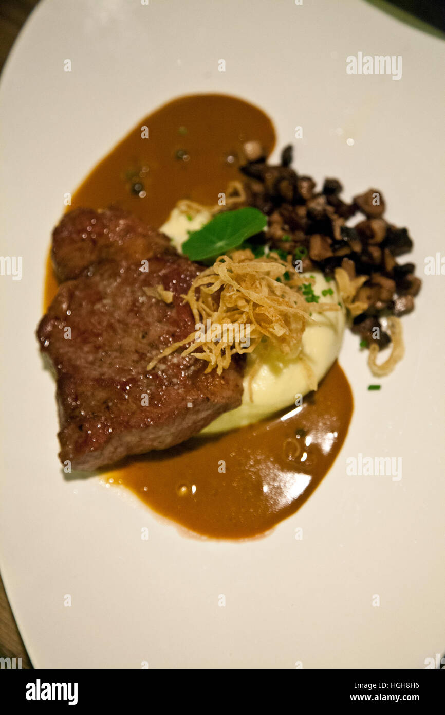 Angus Steak at Seed Restaurant in Bangkok - Thailand Stock Photo - Alamy