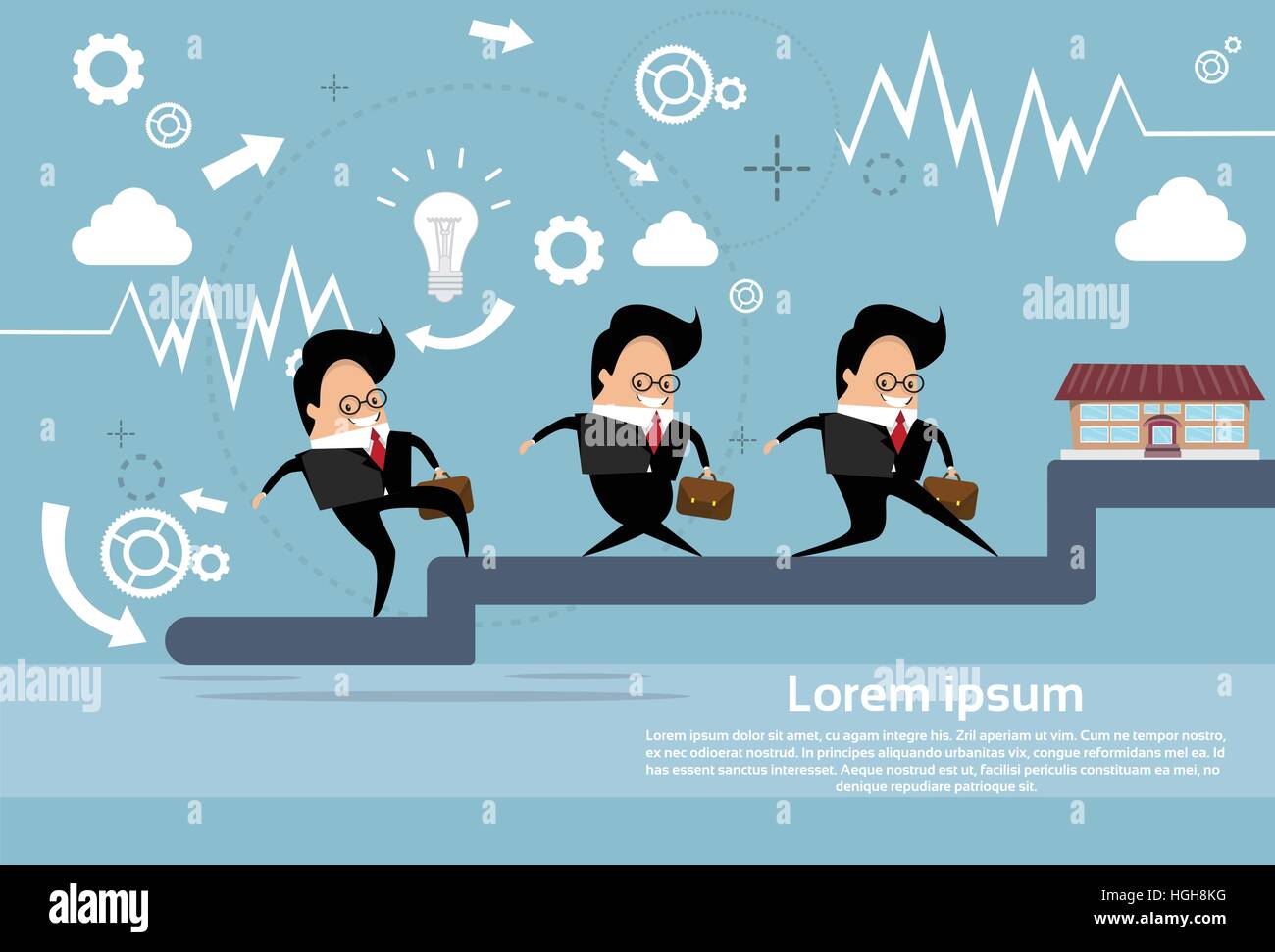 Team walking Stock Vector Images - Alamy