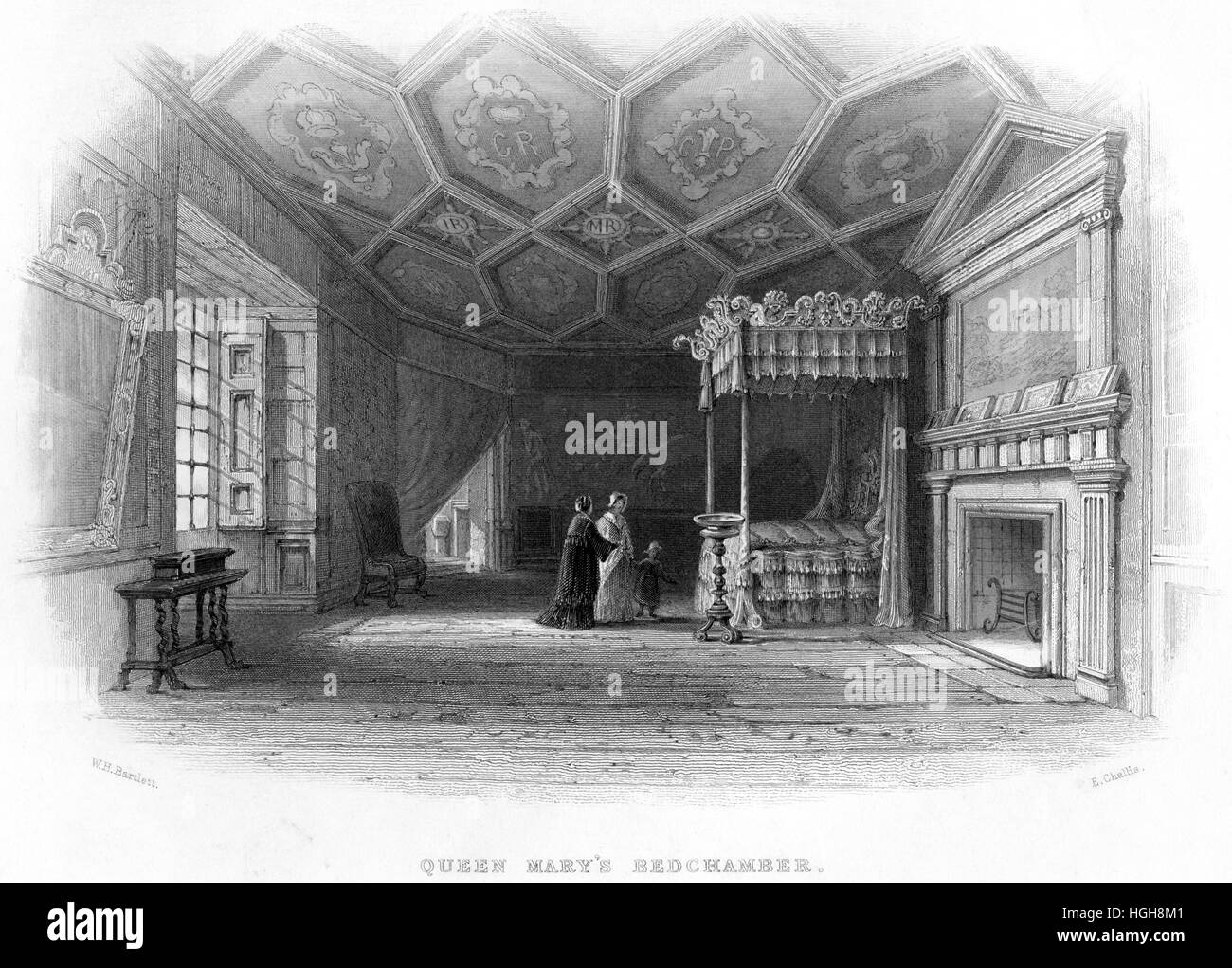 Palace of holyroodhouse in edinburgh edinburgh scotland uk Black and ...