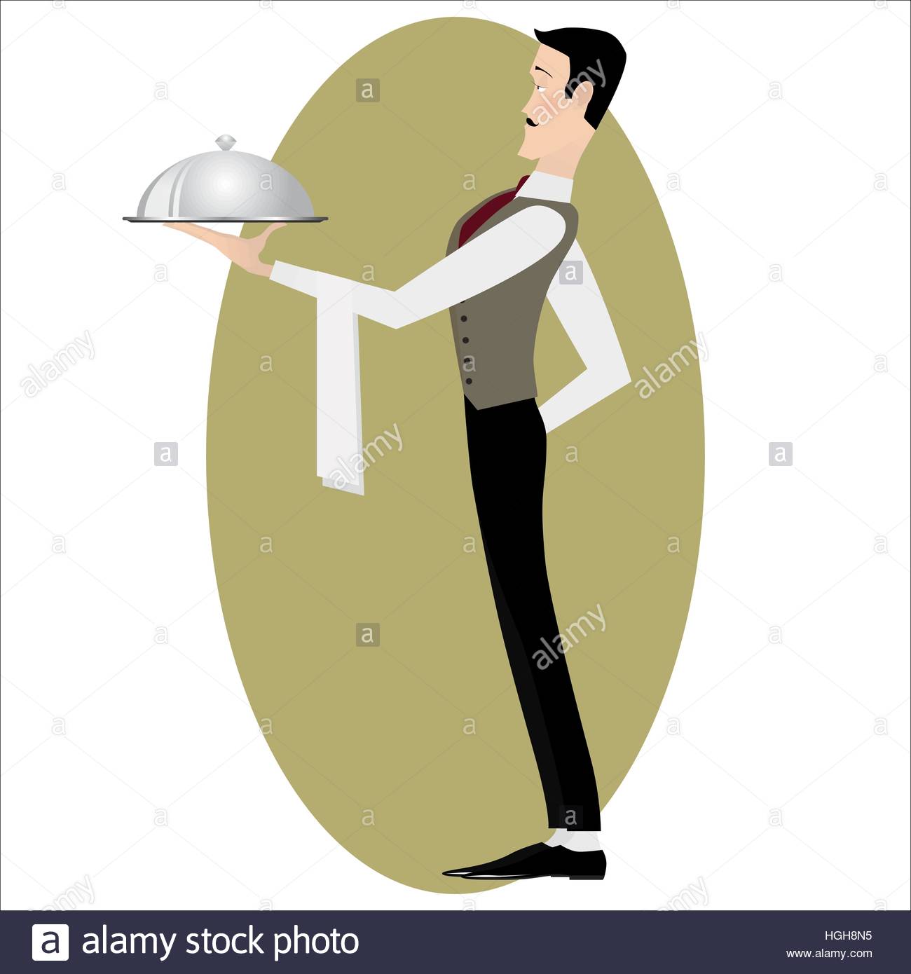 Waiter Cartoon Stock Photos & Waiter Cartoon Stock Images - Alamy