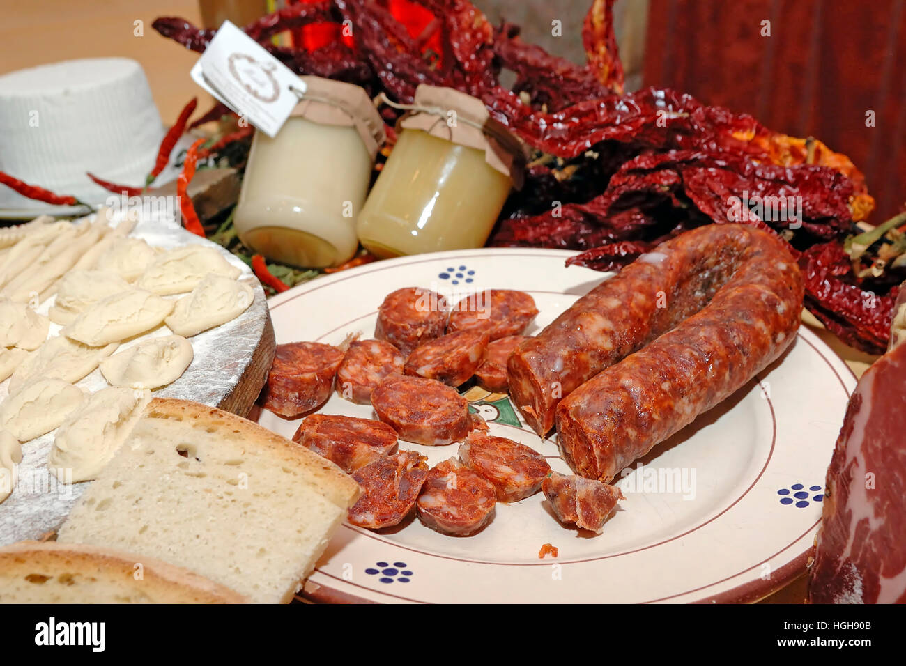 Lucanian sausage hi-res stock photography and images - Alamy