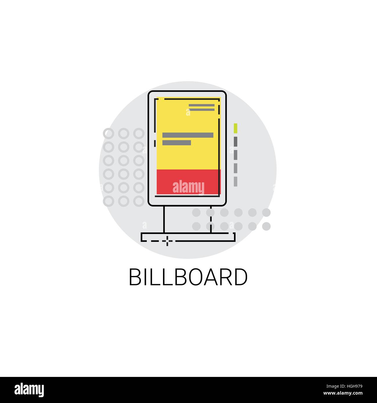 Sign ad advertisement logo Stock Vector Images - Alamy