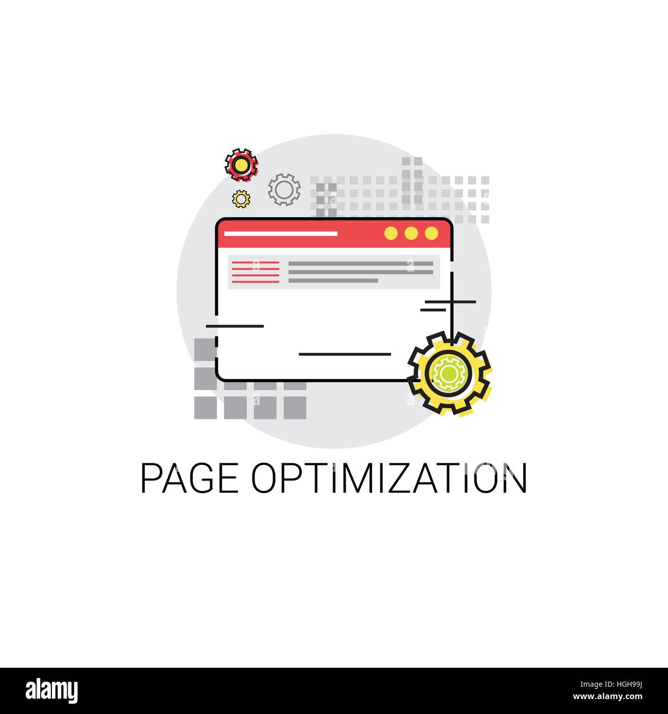 Content creation icon line Stock Vector Images - Alamy