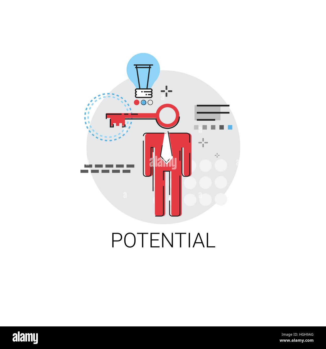 Potential New Creative Idea Business Concept Stock Vector Image & Art ...