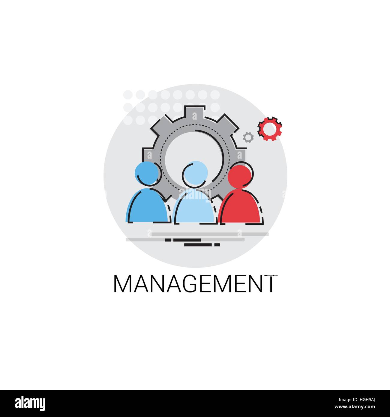 Management Business Team Leadership Icon Stock Vector Image & Art - Alamy