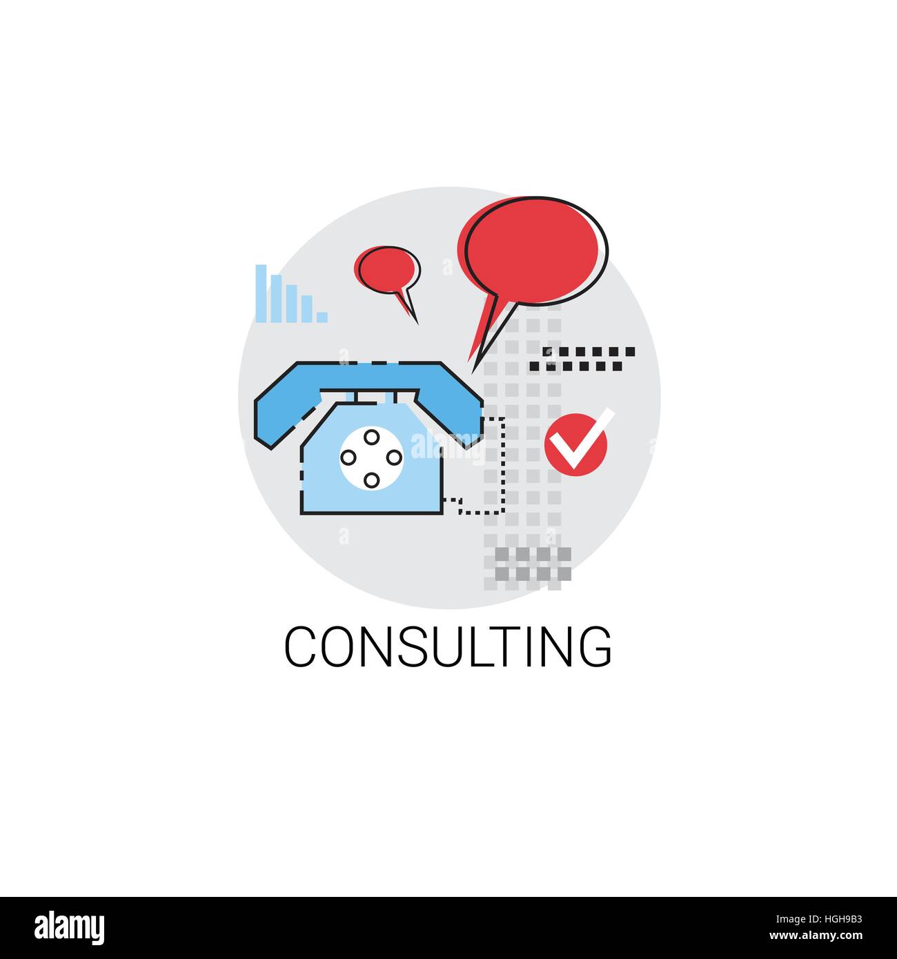 Consulting answer Stock Vector Images - Alamy