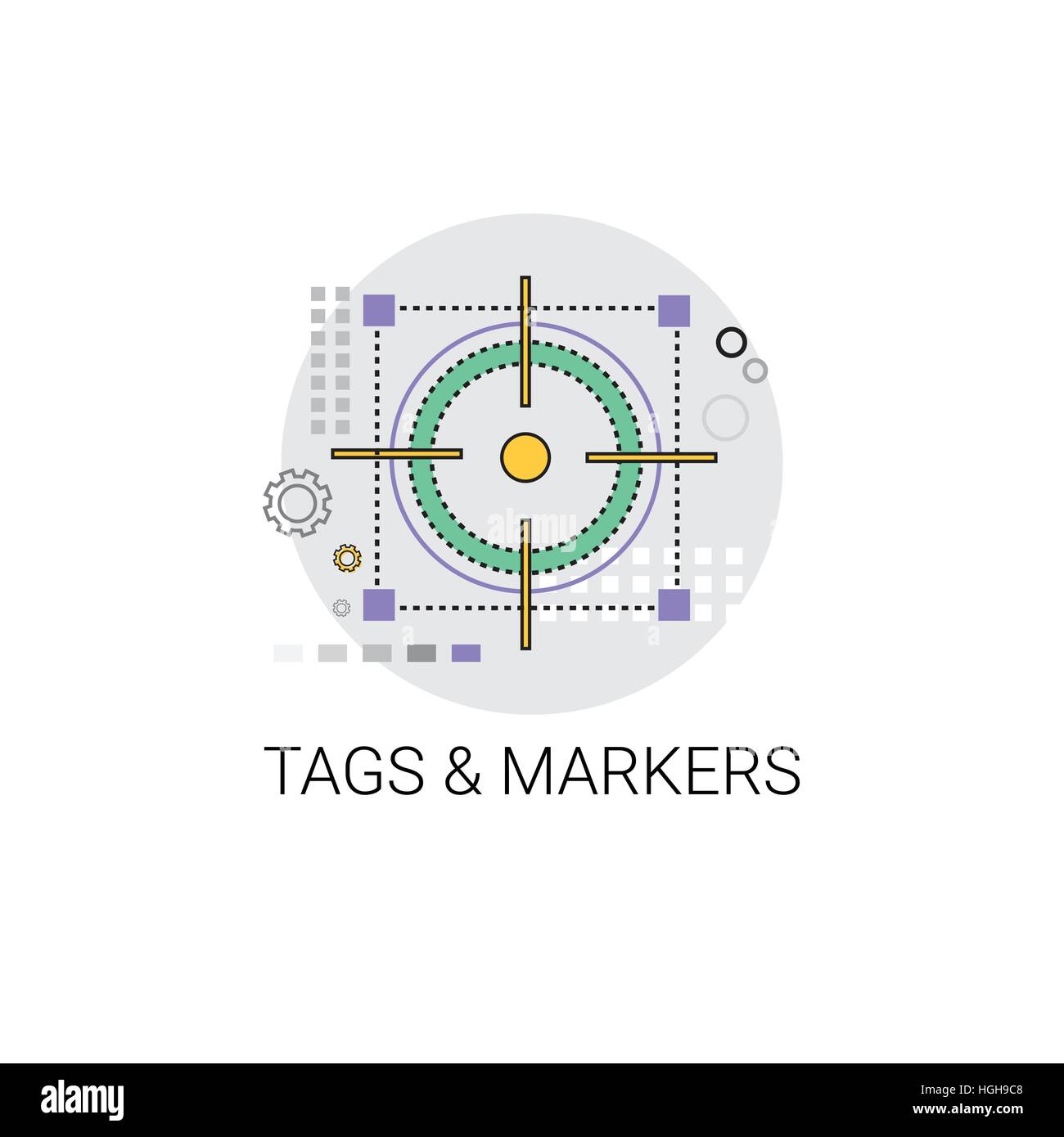 Place tags Stock Vector Images - Alamy