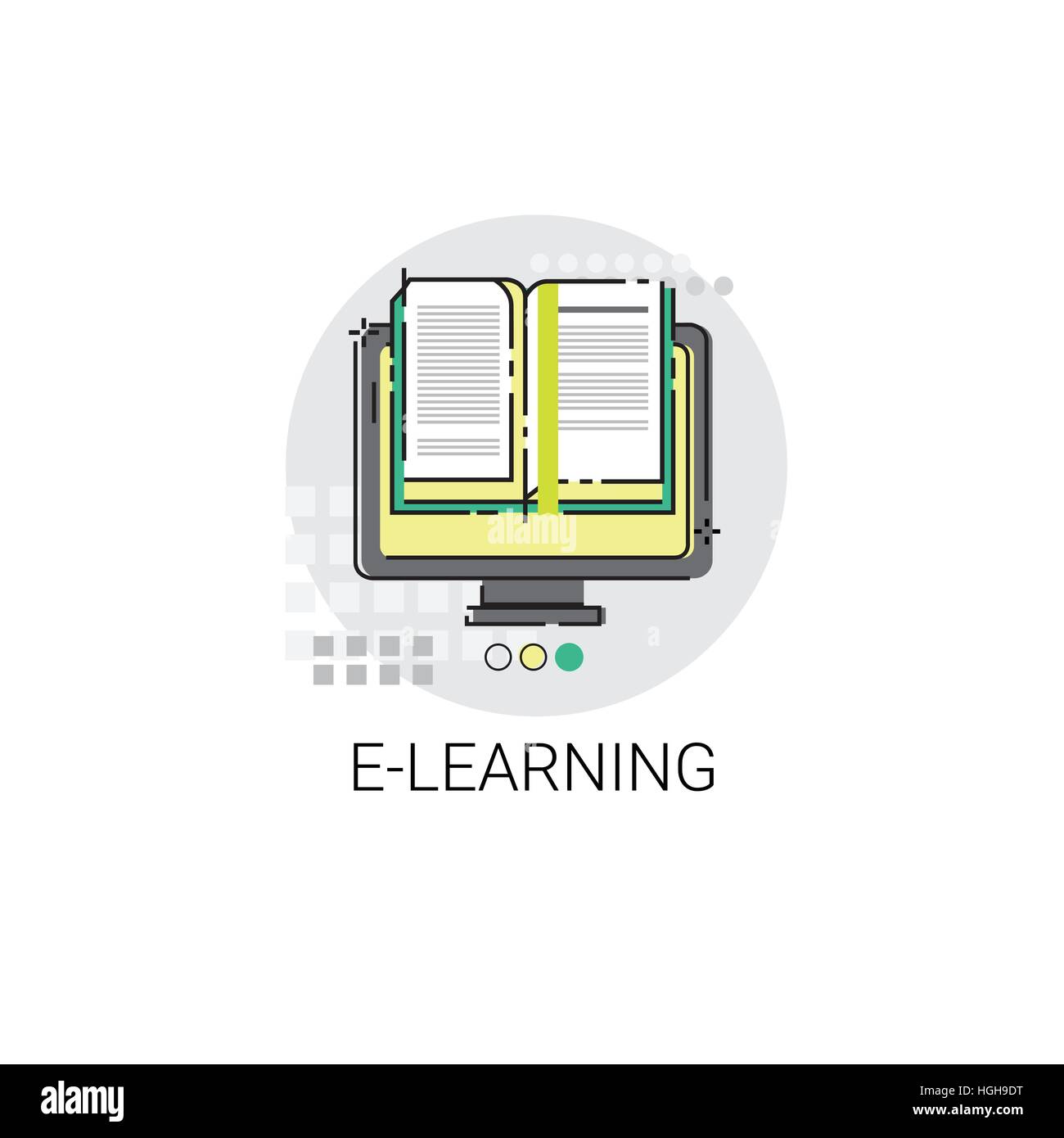 Knowledge Elearning Education Online Icon Stock Vector Image & Art - Alamy