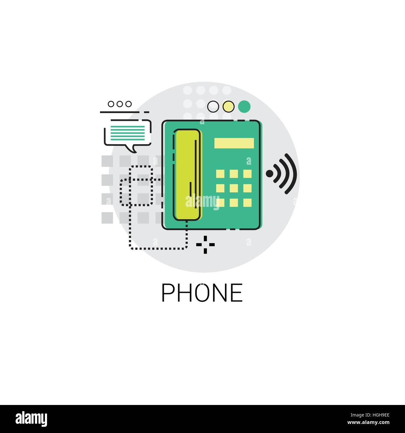 Phone Receiver Call Telephone Icon Stock Vector Image & Art - Alamy