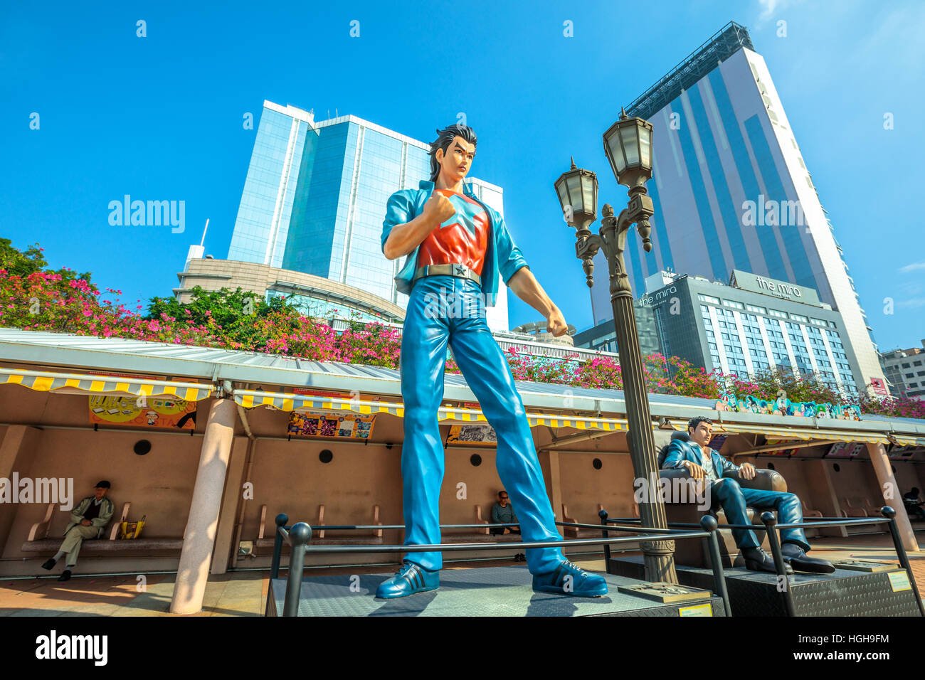 Avenue of Comic Stars Stock Photo - Alamy