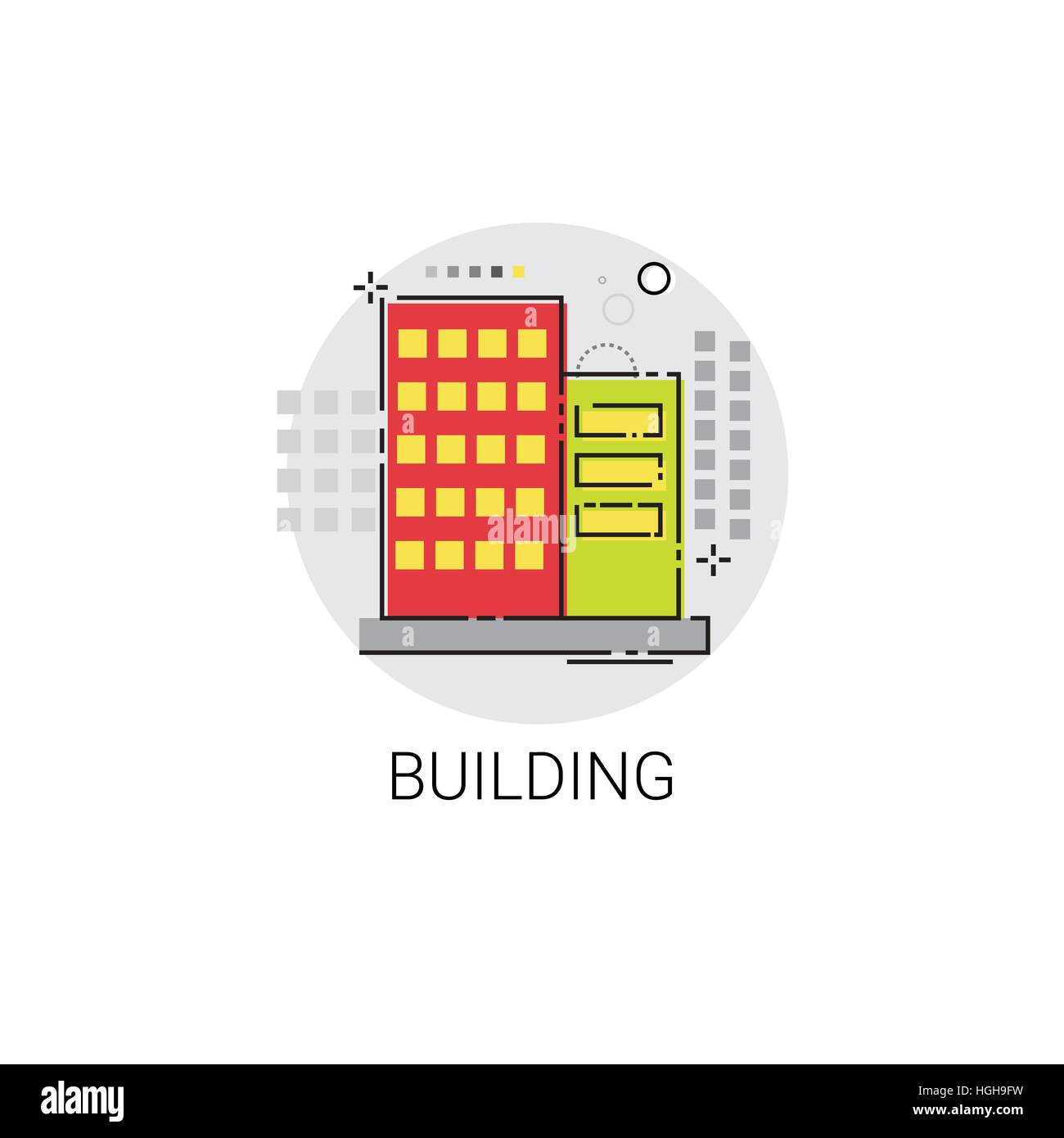 Building Project Construction Engineering Icon Stock Vector Image & Art ...